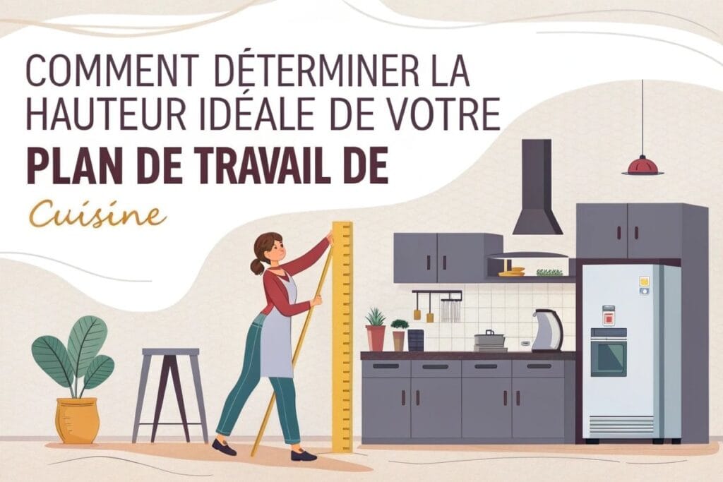 Comment déterminer la hauteur idéale de votre plan de travail de ...